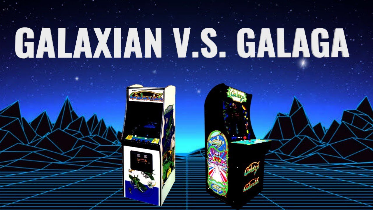 Galaxian v.s. Galaga (Galaxaga?) - YouTube