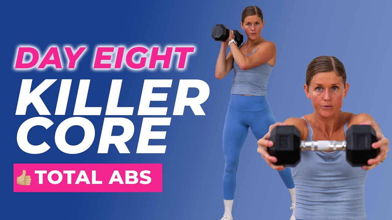 Perform 20 Day 8: 20-Minute Total Core (with Weights) - YouTube