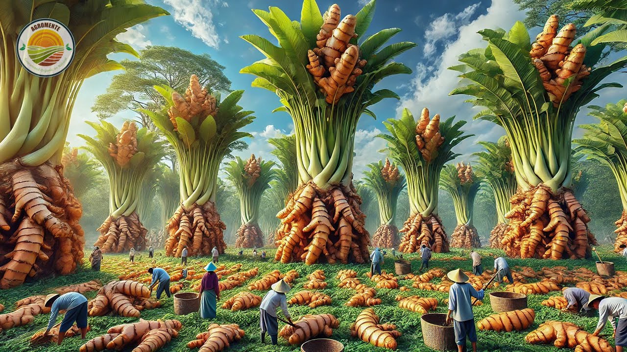 Cómo Se Cosechan Y Producen La Cúrcuma En Una Granja Con Tecnología De ...