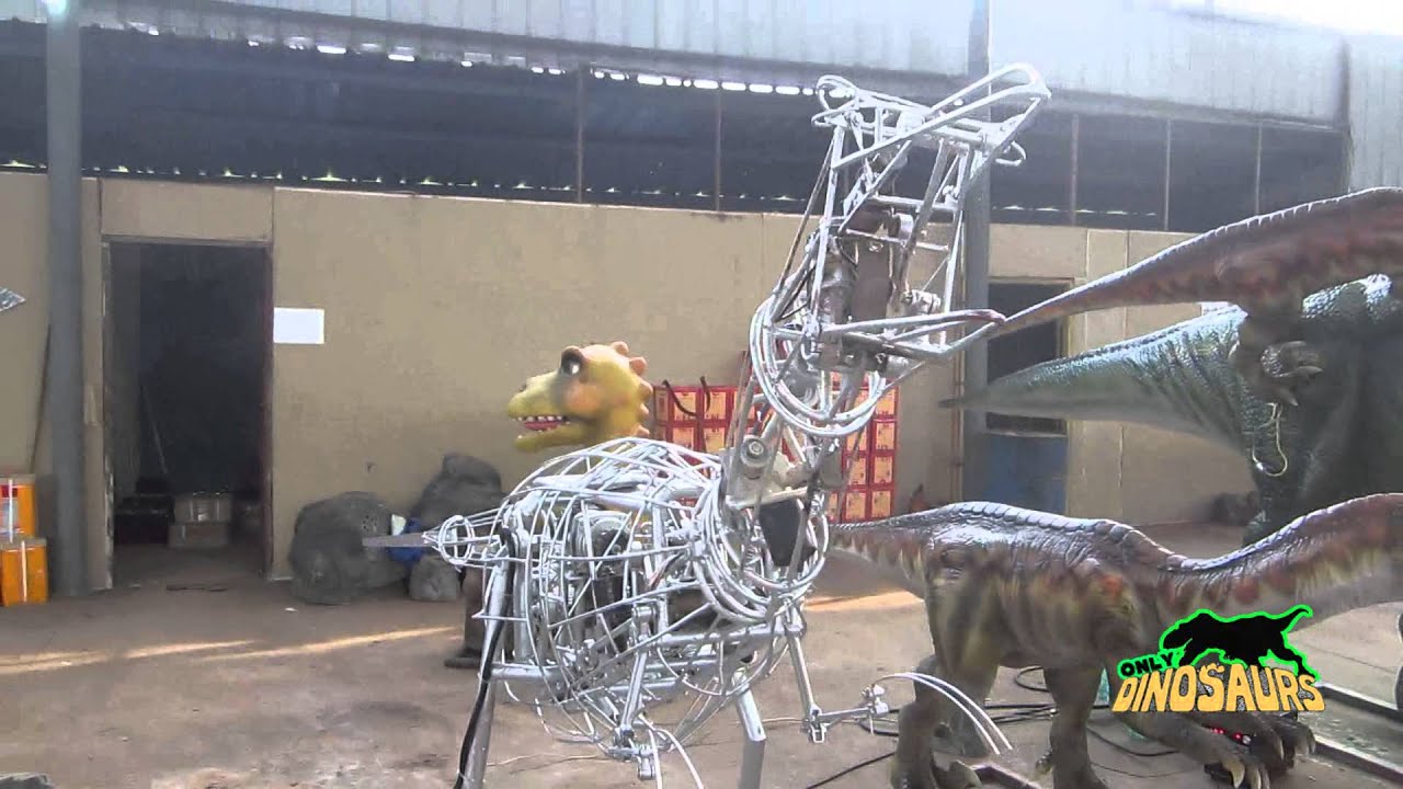 Making Mechanical Frame of Animatronic Product,Painting Anti-Rust on ...