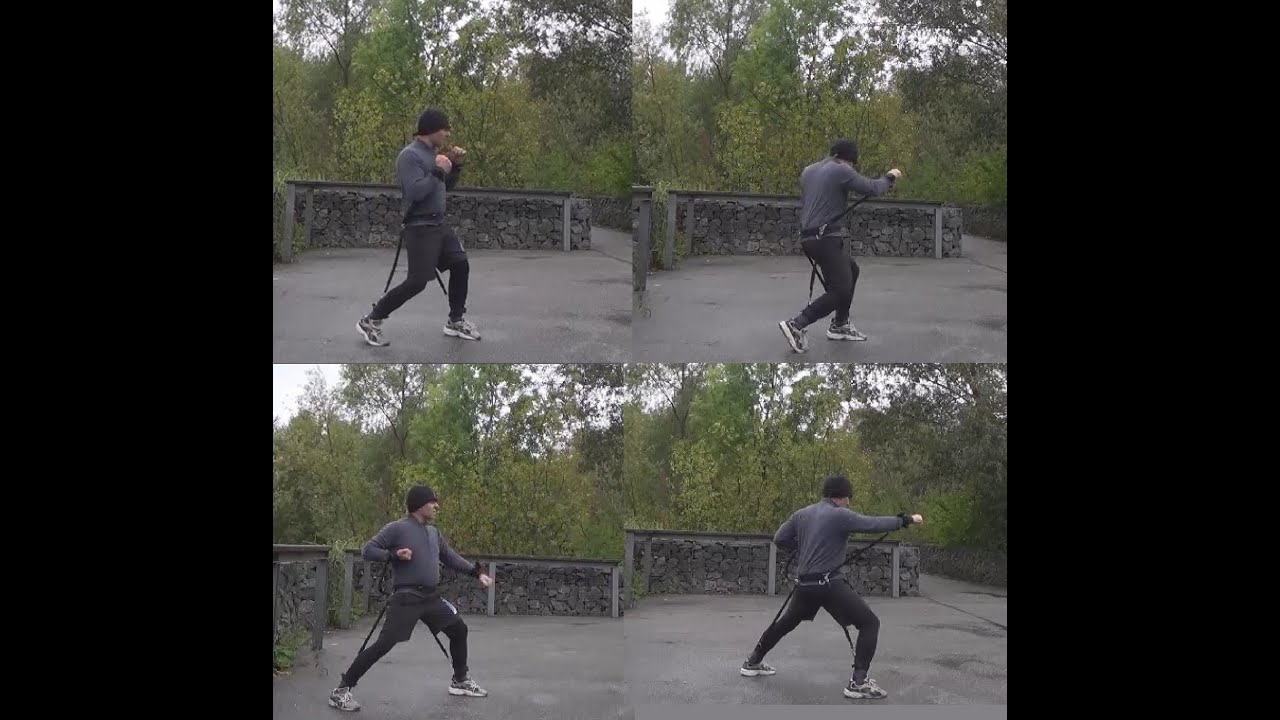 Explosive steps in martial arts - YouTube