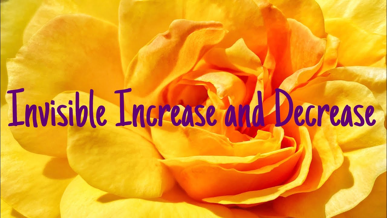 Invisible Increase and Decrease - YouTube