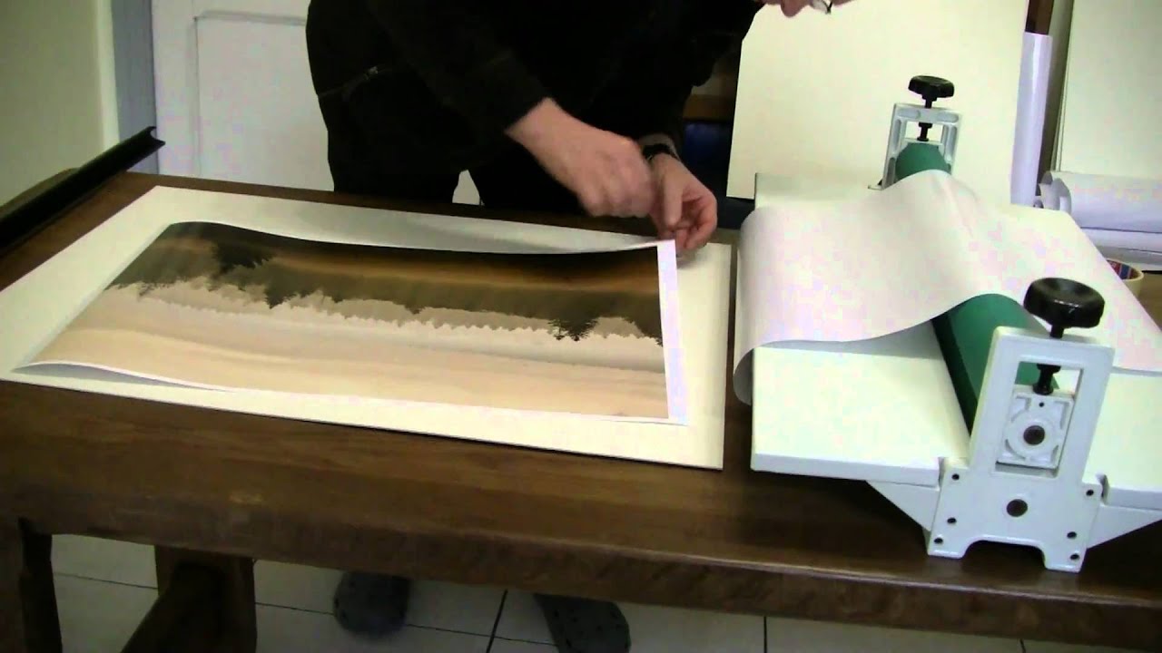 Laminage photo - YouTube