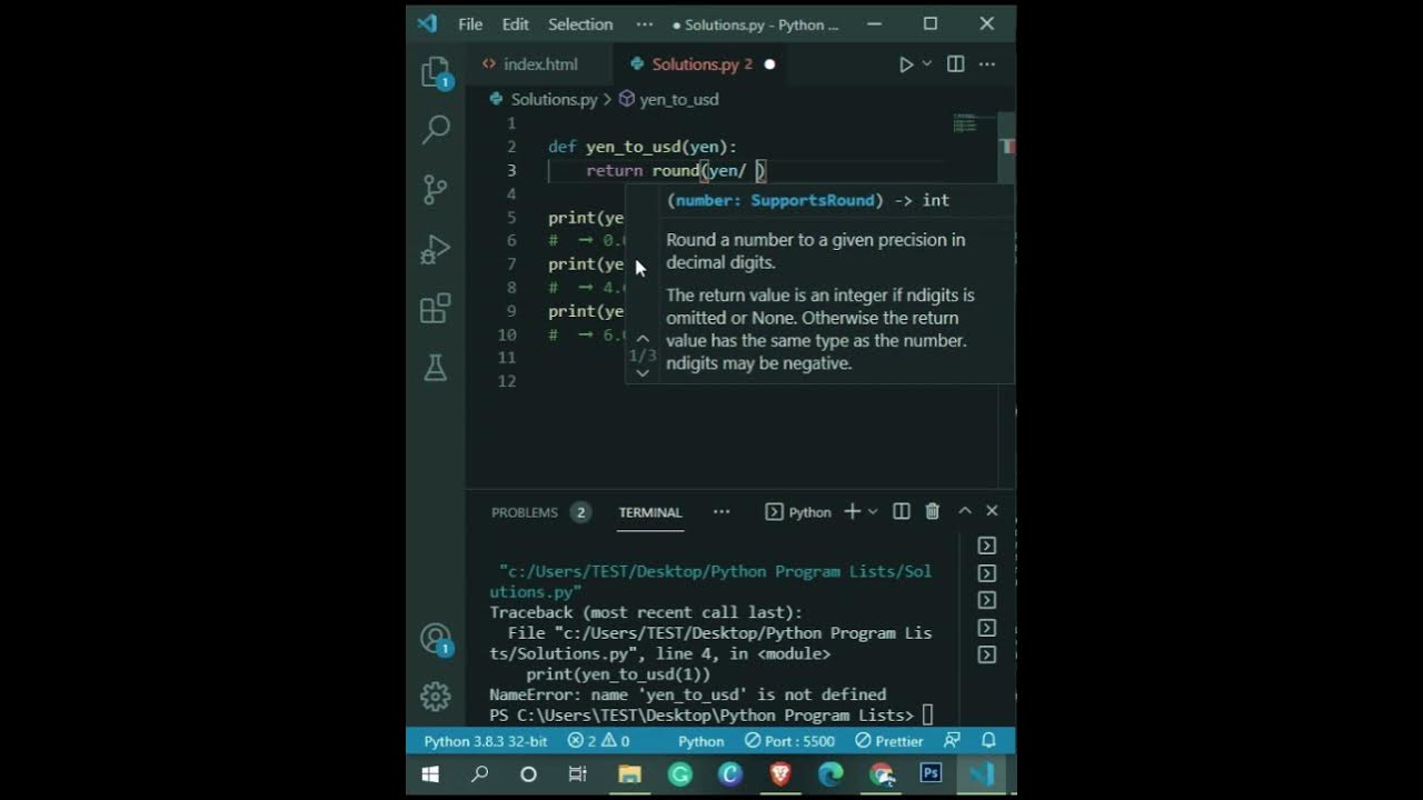 #shorts #Programming #coading #python solving currency conversion problem writing a python ...
