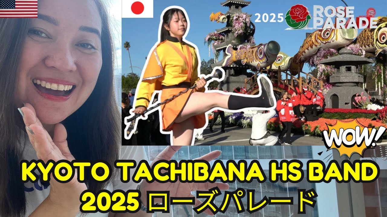 KYOTO TACHIBANA HS BAND 2025 ローズパレード Pasadena Rose Parade 2025 - YouTube