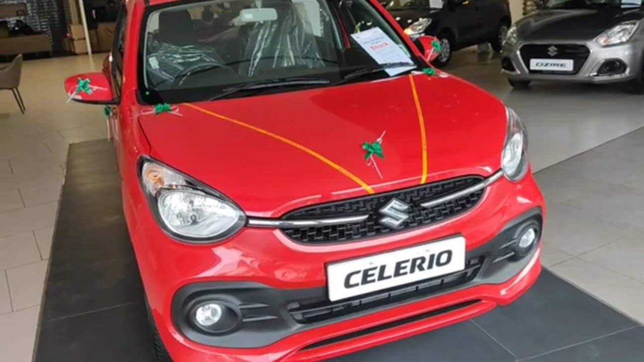 Celerio 2022 New Model Cng Red Colour - Maruti Suzuki Celerio 2022 ...