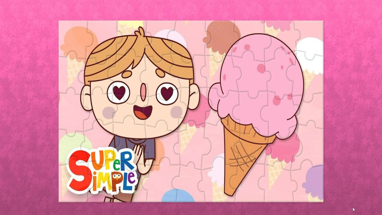 The Ice Cream Song #2 | Super Simple Songs Puzzle - YouTube