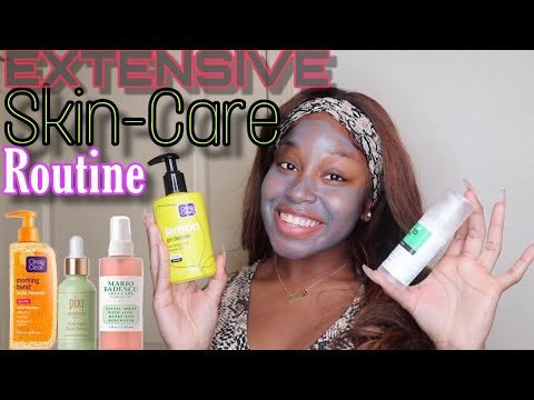 EXTENSIVE SKINCARE ROUTINE 2020!!! - YouTube