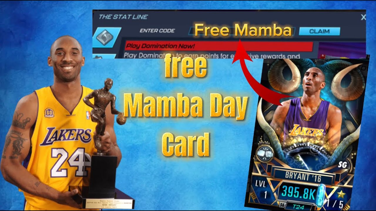 nba 2K mobile codes 😮 FREE KOBE BRYANT CARD for 2024 Mamba Day ! FREE CODE REDEEM NOW! # ...
