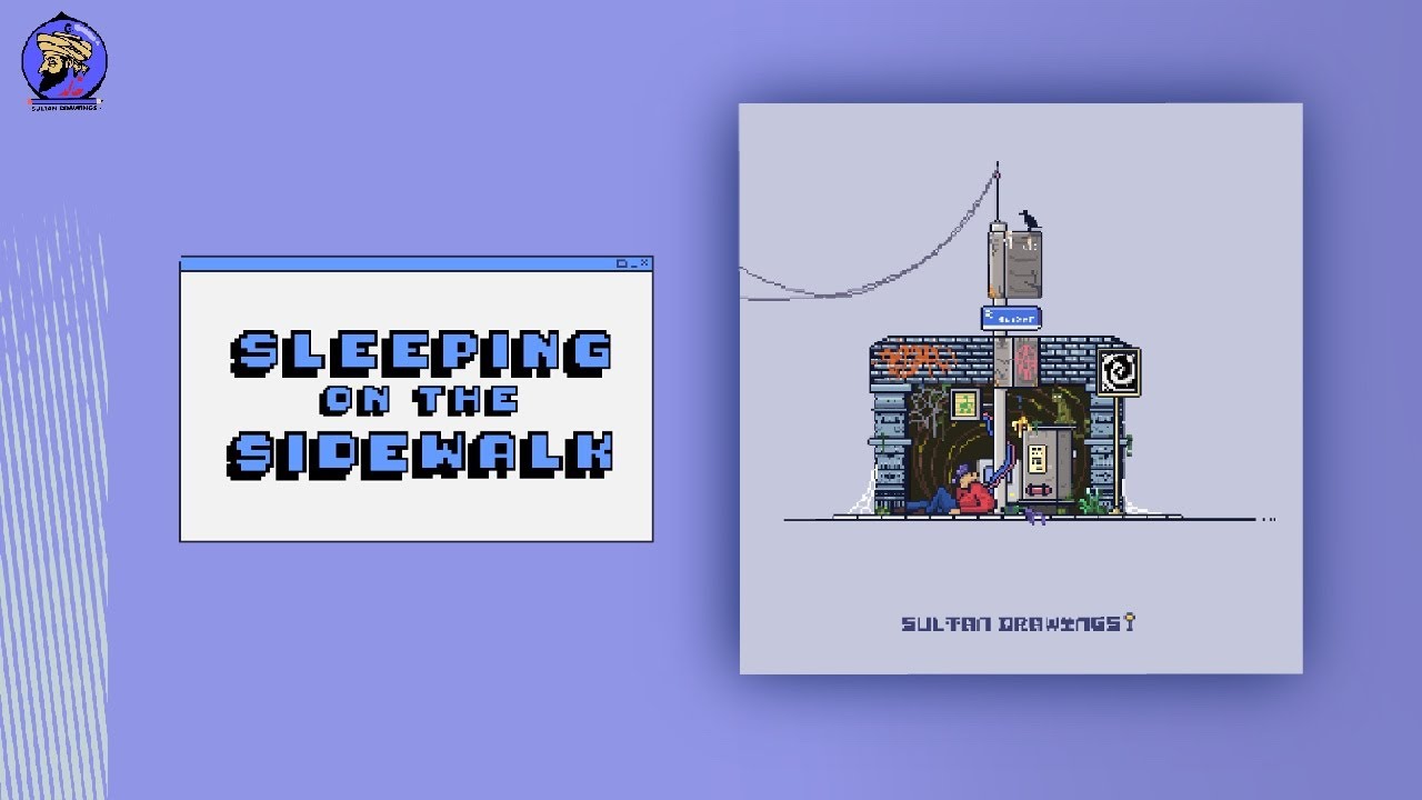 Sleeping on The Sidewalk - Pixel Art Timelapse l Aseprite - YouTube