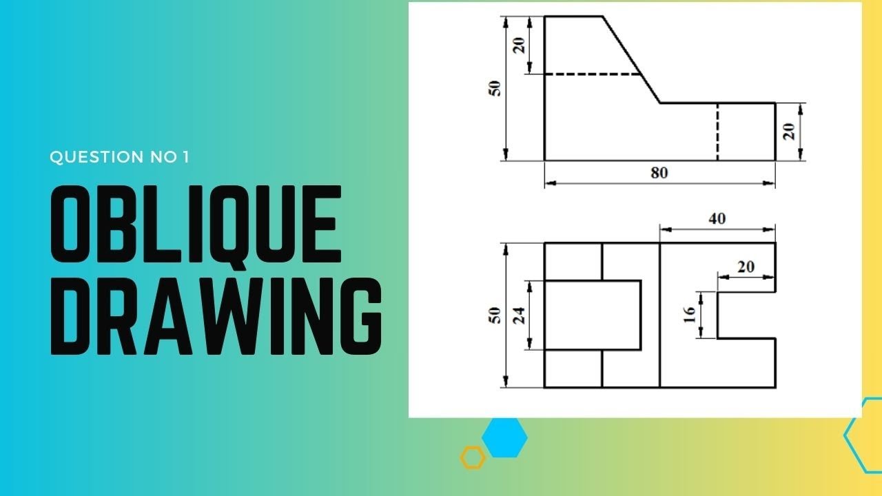 Oblique Drawing | Tutorial | Question no 1 🤯| #ioe #PU #kU # ...
