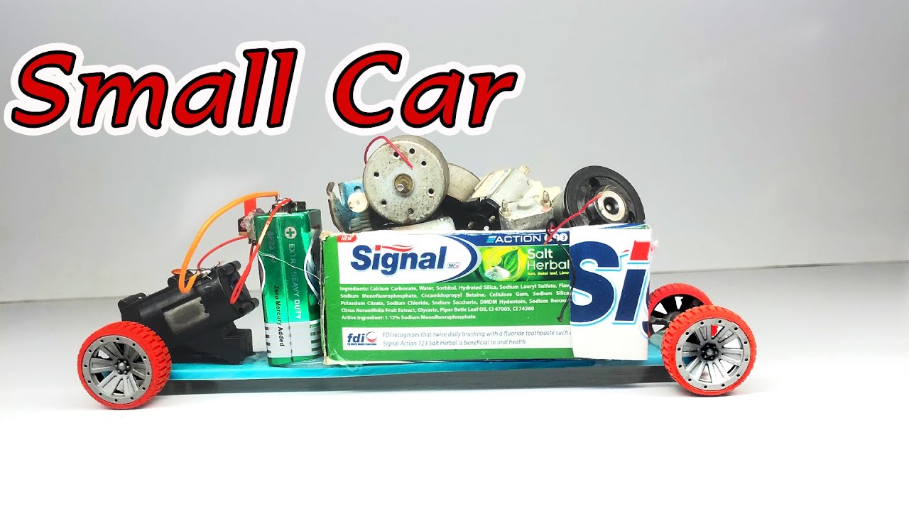 How to make a Car - Powered Car - Very Simple - YouTube