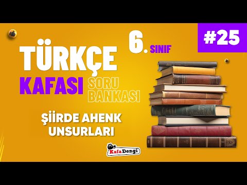 6. Sınıf Türkçe Kafası - Şiirde Ahenk Unsurları #25