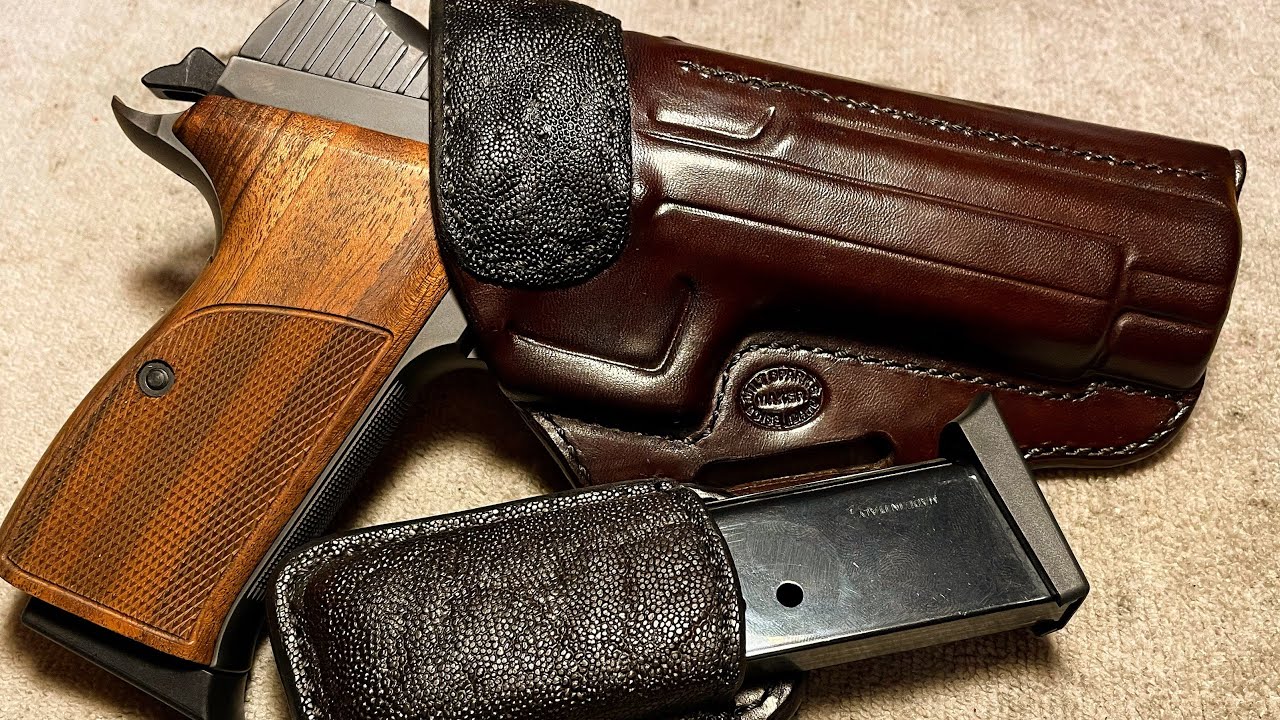 Milt Sparks 55BN Holster for SIG Sauer P210A, Horsehide Leather with ...