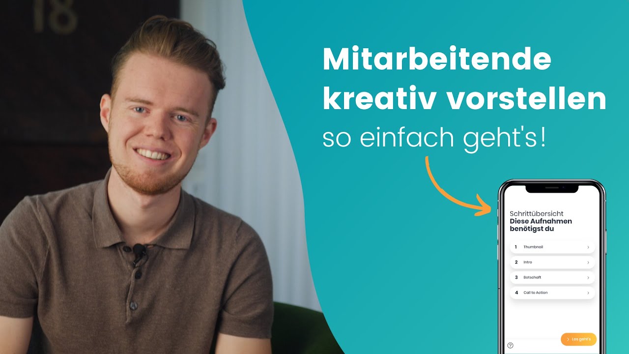 Mitarbeitende kreativ vorstellen – mit authentischen Vorstellungsvideos ...