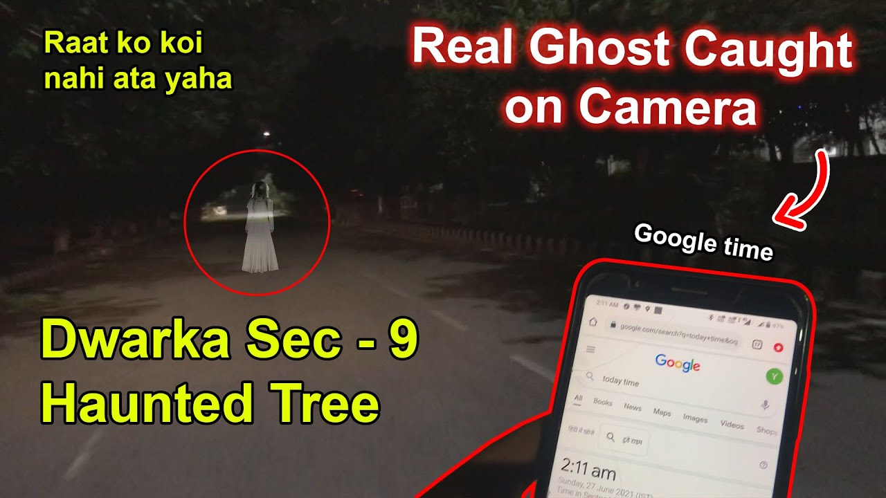Dwarka Sec-9 haunted Tree Night Vlog | Truth Revealed | 2:11 am at ...