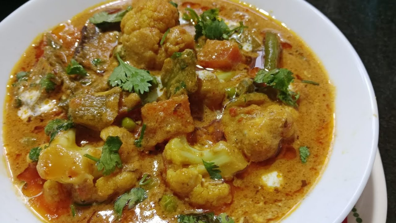 Mix Veg Diwani Handi Recipe l Veg Diwani Handi l Sabz / Subz Diwani ...