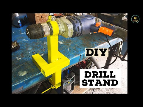 Drill Stand table DIY homemade supporto trapano per banco