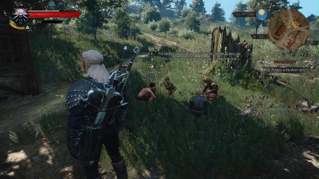 The Witcher 3: Wild Hunt Children Sing Gaunter O'Dimm Song - YouTube