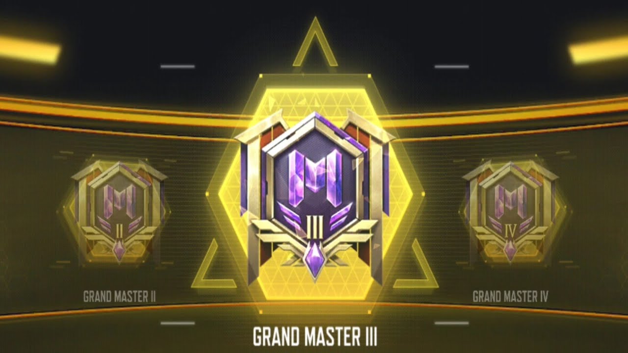 Battle Royale Grand Master III Ranked Level reach. Call of Duty Mobile ...