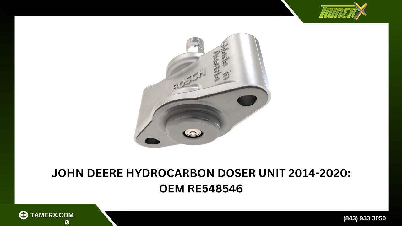 John Deere Hydrocarbon Doser Unit 2014-2020: OEM RE548546 - YouTube
