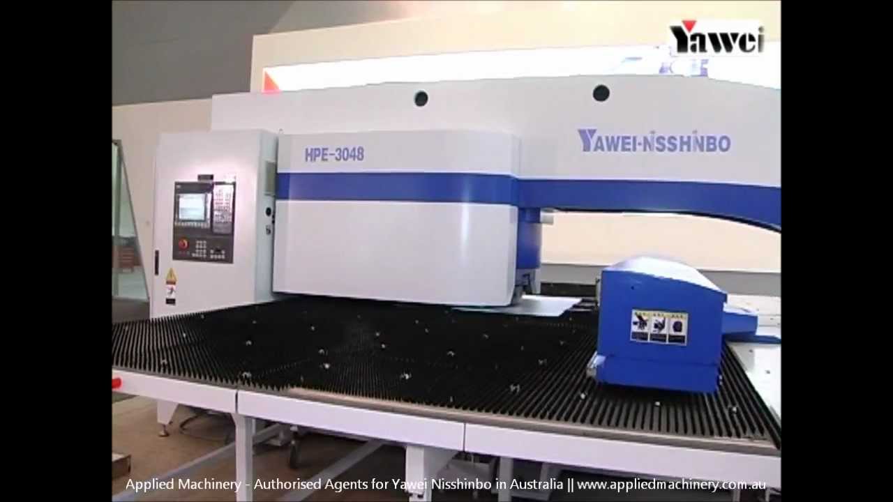 Yawei Nisshinbo HPE Series CNC Turret Punch Presses from Applied ...