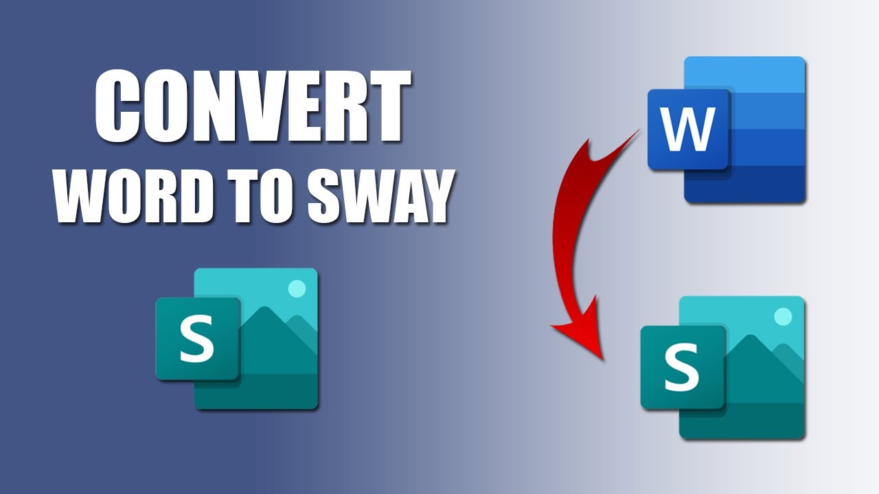 How to convert Word to Sway - YouTube