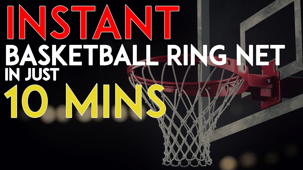 Learn How to Create DIY Basketball Ring Net - For Beginners - YouTube