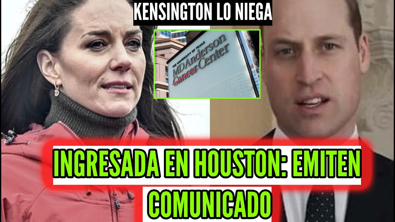 💥 COMUNICAN INGRESO KATE MIDDLETON EN HOUSTON SIN WILLIAM Y PROBLEMAS ...