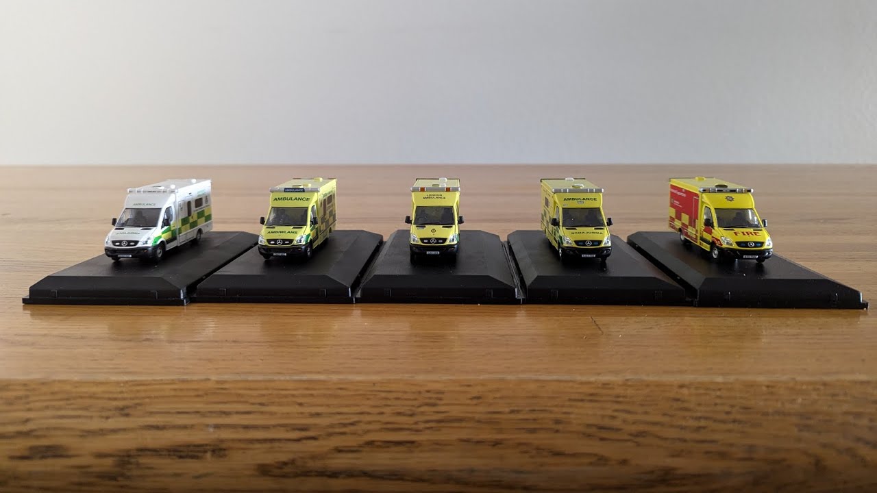 Oxford Diecast 1:76 scale model Mercedes ambulance collection - YouTube