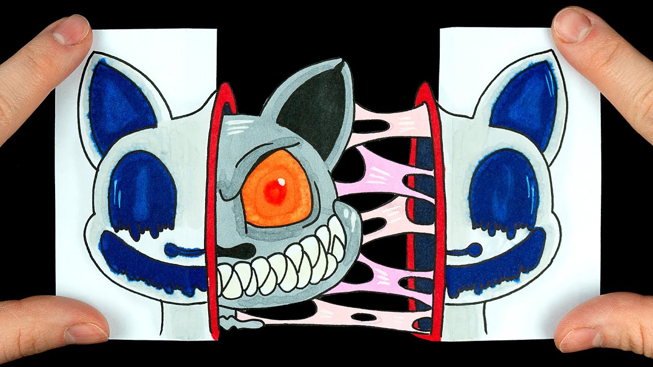 Paper Craft & Drawing SMILE CAT from ZOONOMALY - YouTube