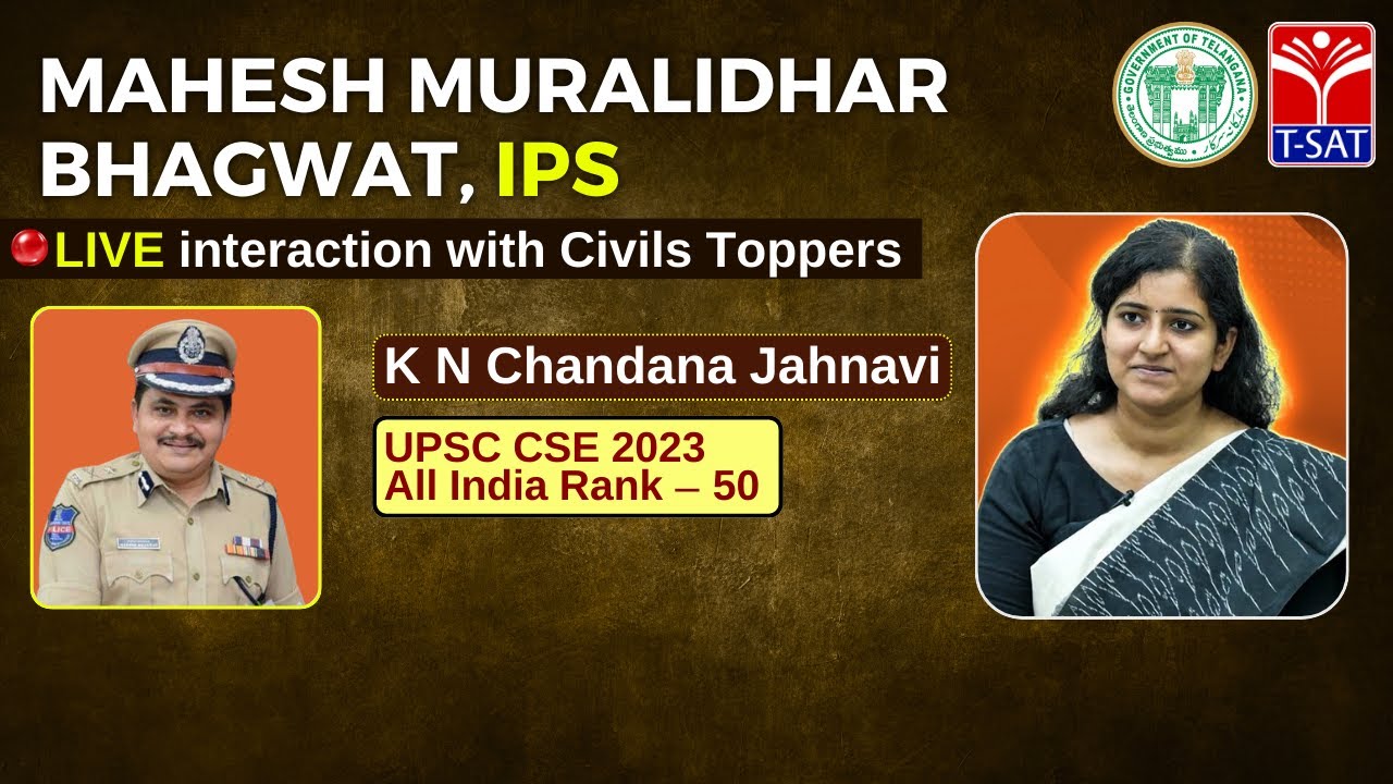 Mahesh M Bhagwat (IPS) | LIVE Interaction with With UPSC CSE 50th ...