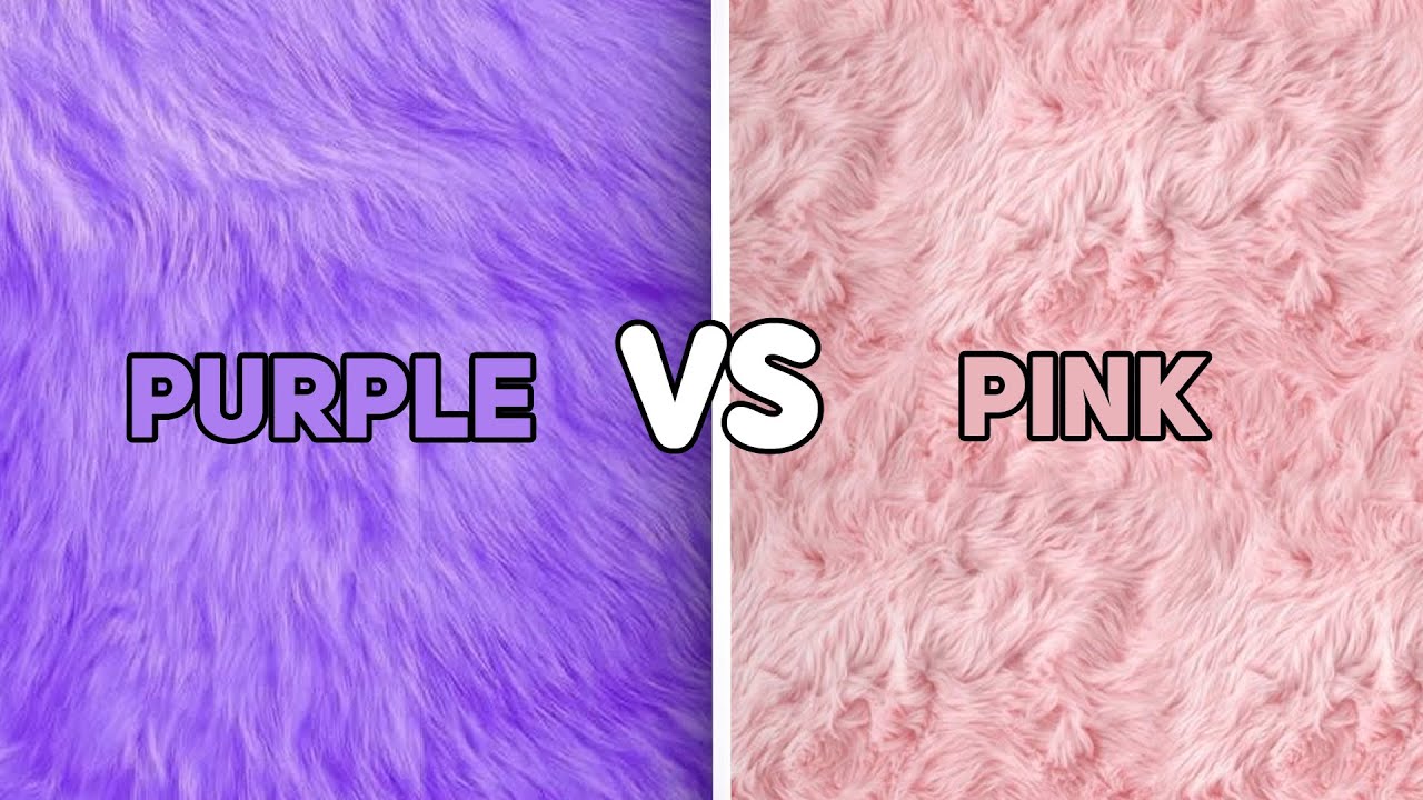 Purple💜 vs Pink💖 #purple #pink - YouTube