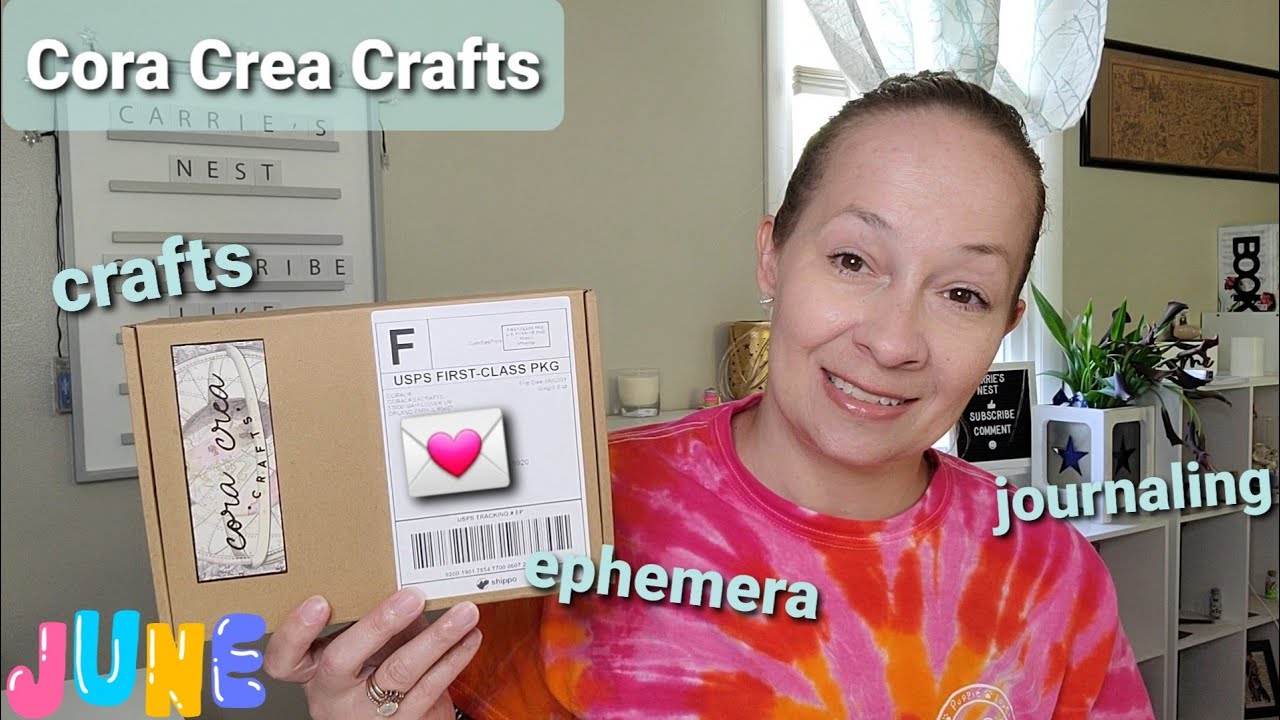 Cora Crea Crafts Unboxing for June 2021 • Natical box - YouTube