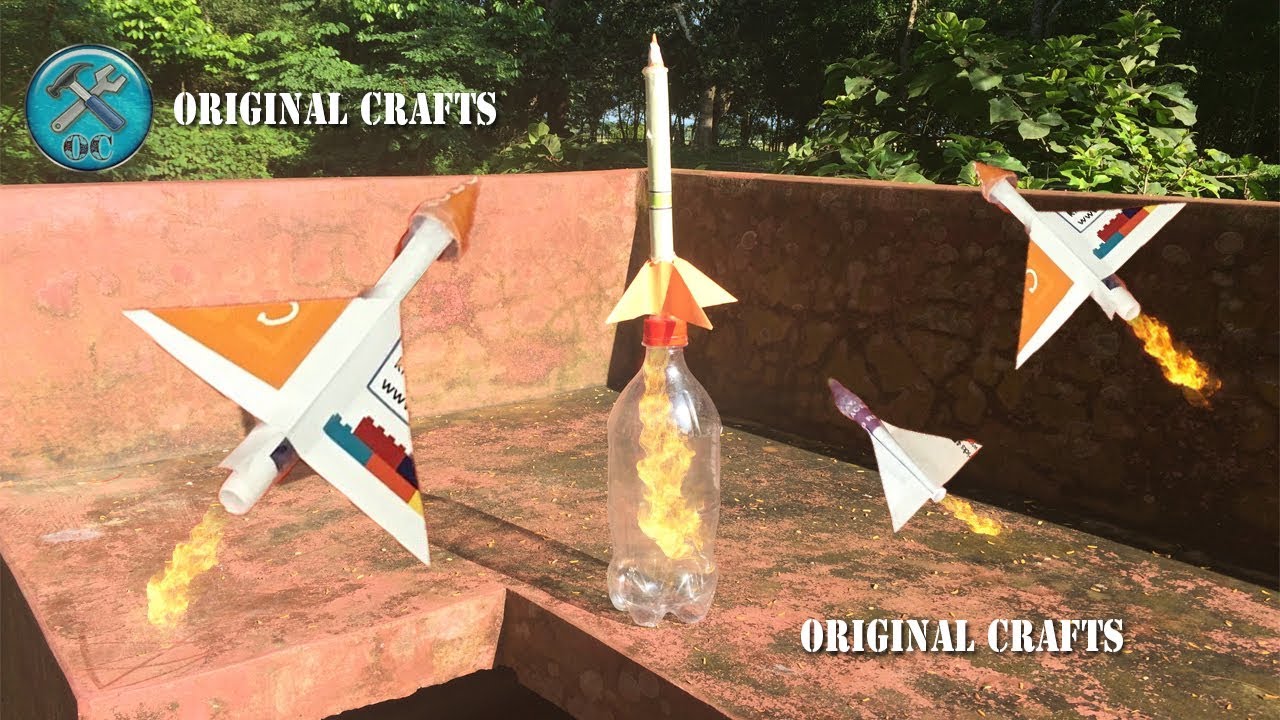 How to Make a Paper Rocket Launcher That Shoots Paper Rocket - YouTube
