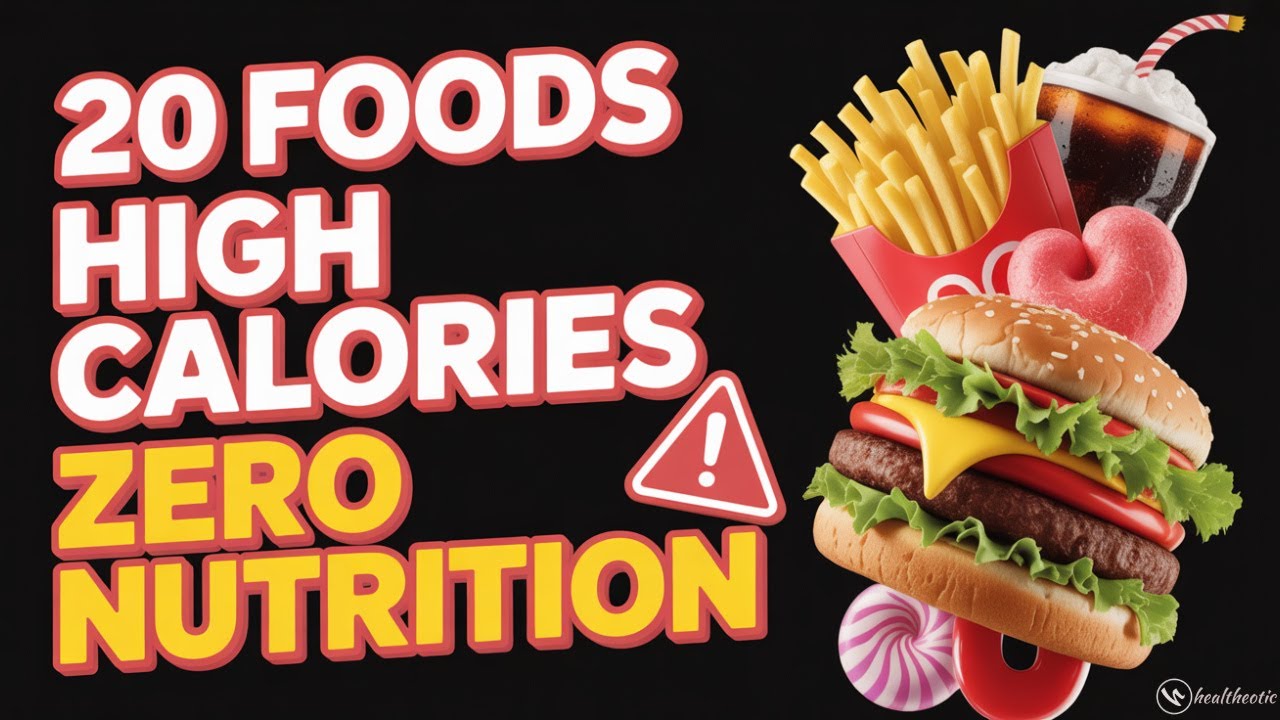 List of 20 High Calorie Foods with NO Nutritional Value - YouTube