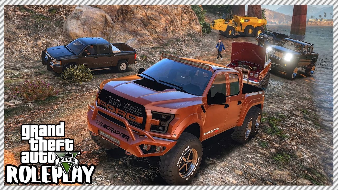 GTA 5 Roleplay - 'HUGE' Offroad Dirt Track Ride Out | RedlineRP #176 ...