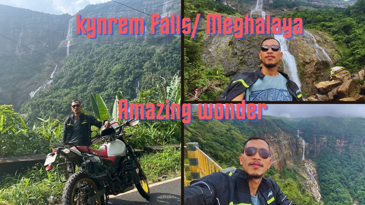 kynrem waterfalls Cherapunjee Meghalaya - YouTube