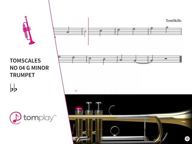 G Scale Trumpet Notes