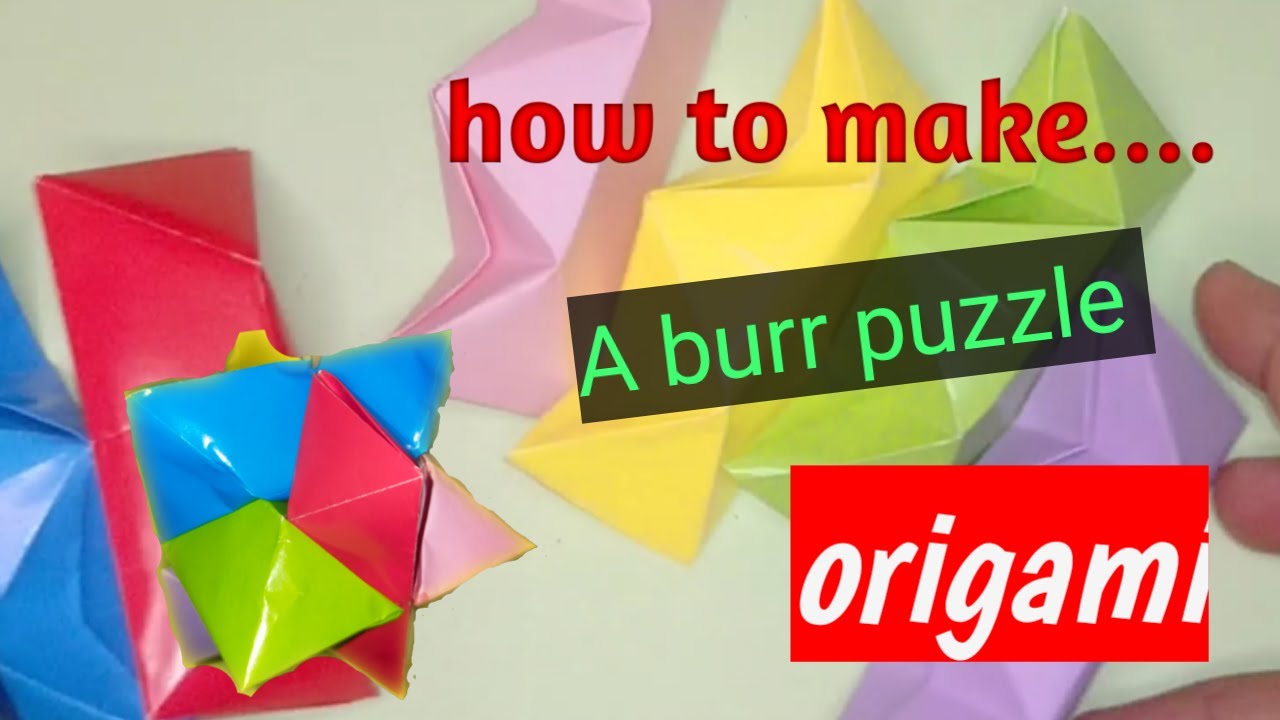 How to make A paper puzzle ball - origami - YouTube