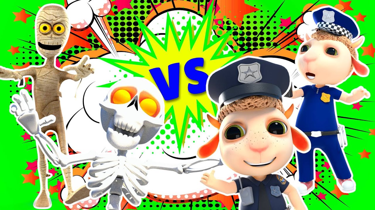 Policemen VS Monsters | Cartoon for Kids | Dolly and Friends - YouTube