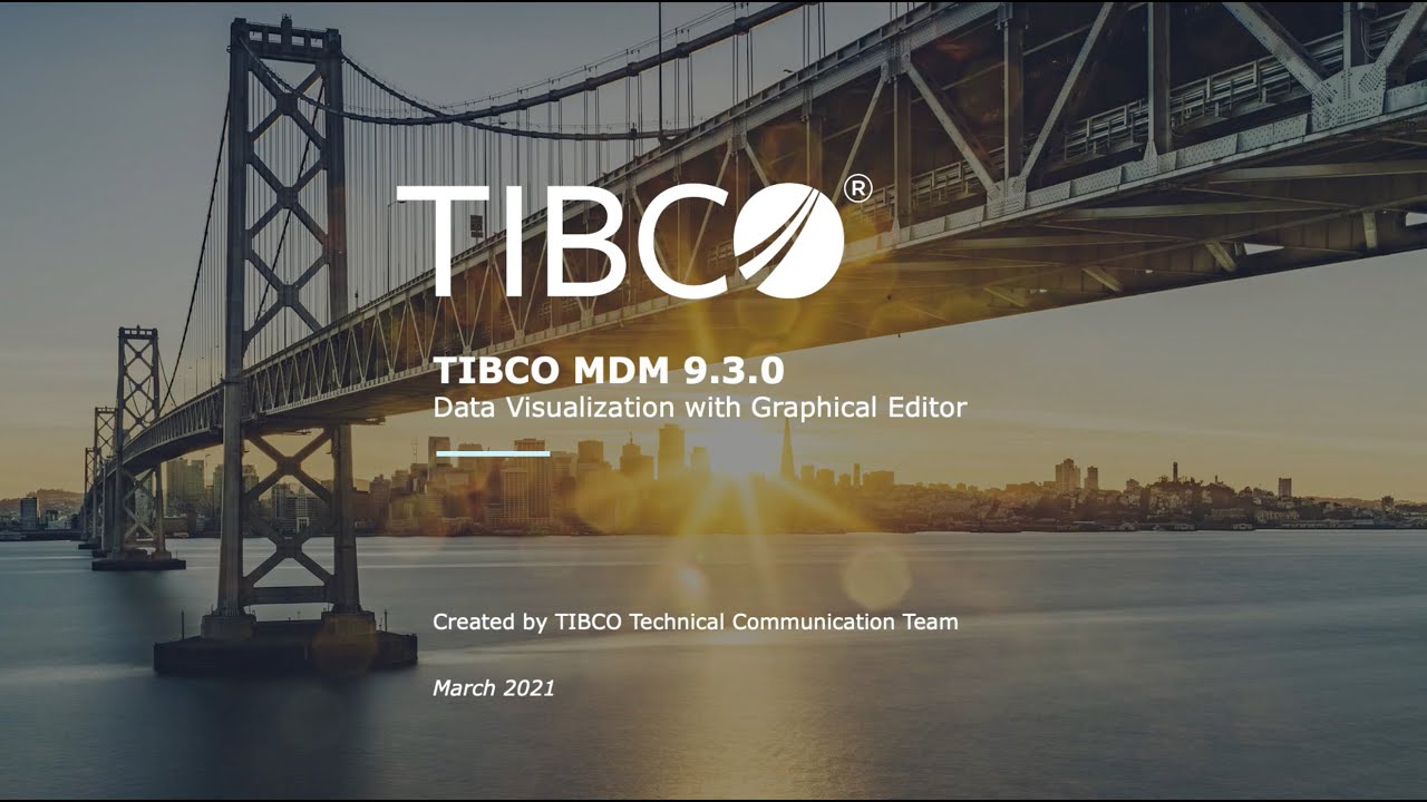 TIBCO MDM Graphical Editor - YouTube