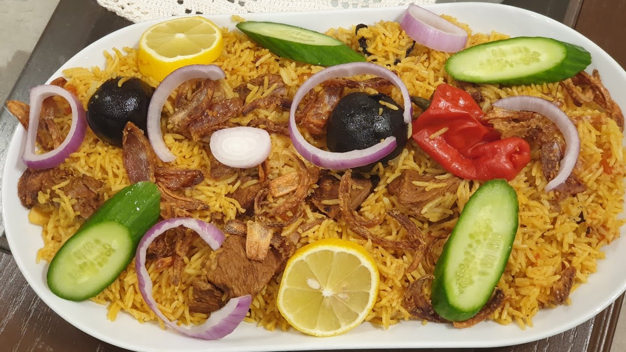 Quick recipe for lamb kabsa... - YouTube