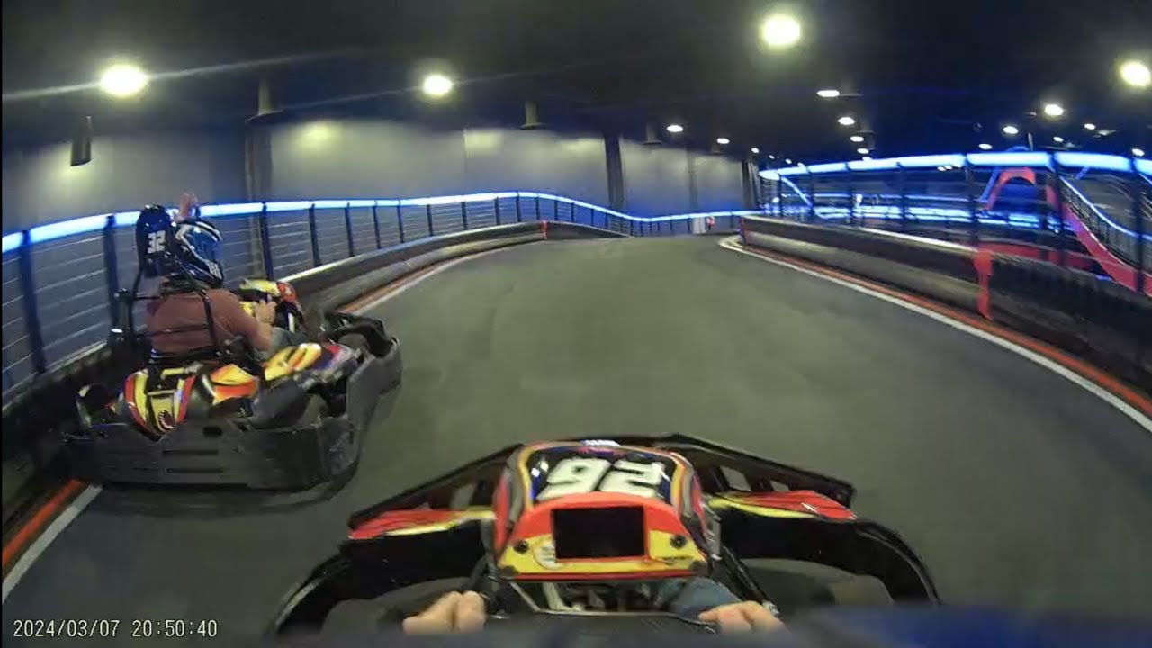Anthony and Barry at Apex | Red Hawk Casino Go Kart Racing - YouTube