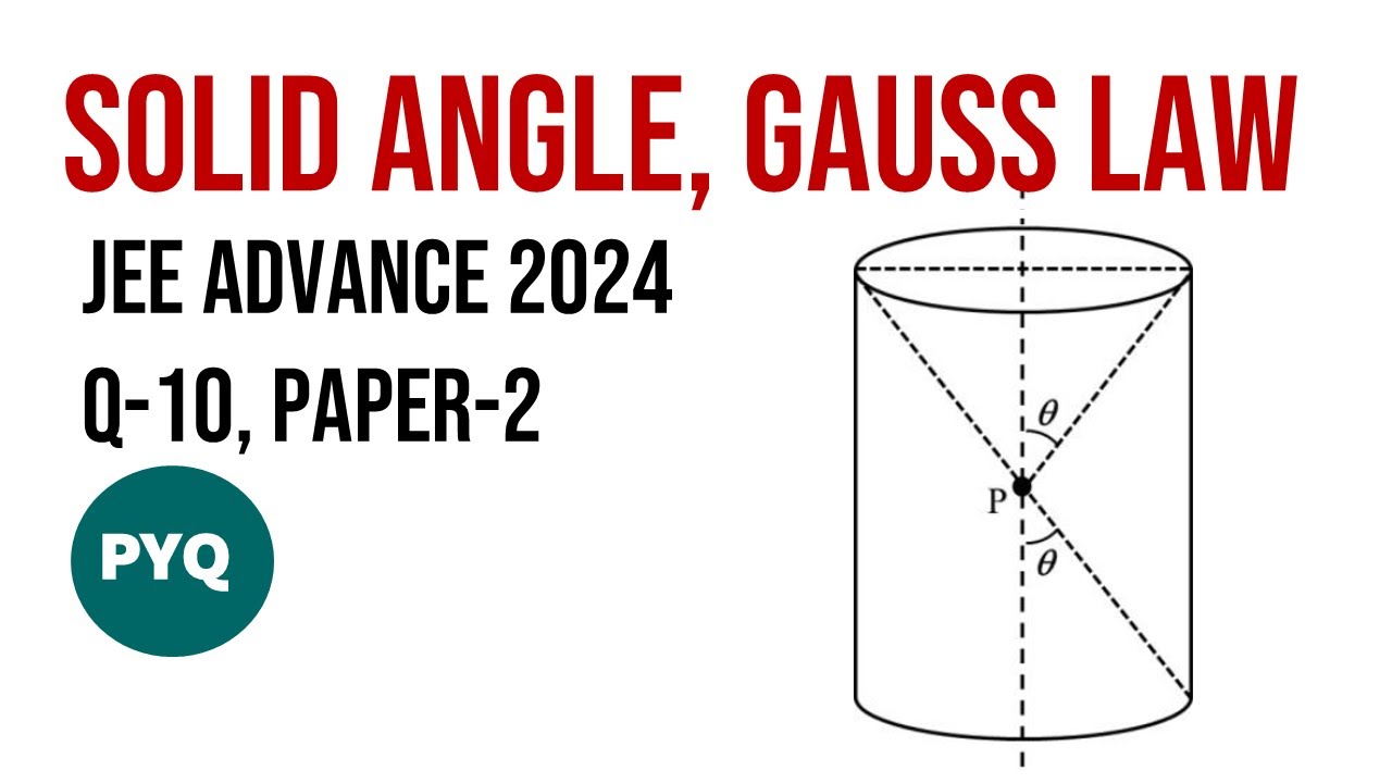 Solid Angle I Gauss Law I IIT JEE Adv. 2024 Problem 10 I Electrostat. - YouTube