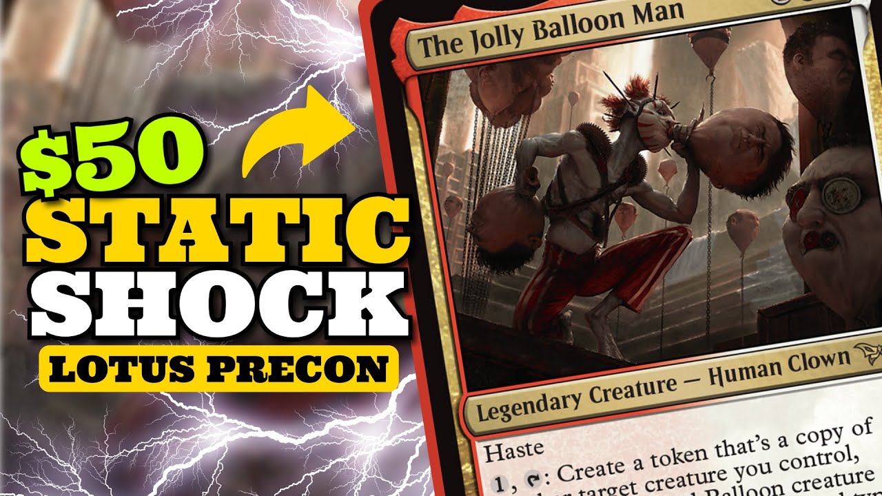 $50 Lotus Commander Precon | "Static Shock" | Magic: The Gathering ...