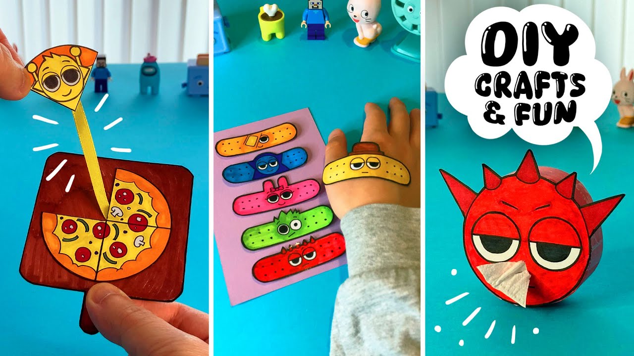 10 AMAZING Incredibox Sprunki DIY Paper Crafts You Need To Try - YouTube