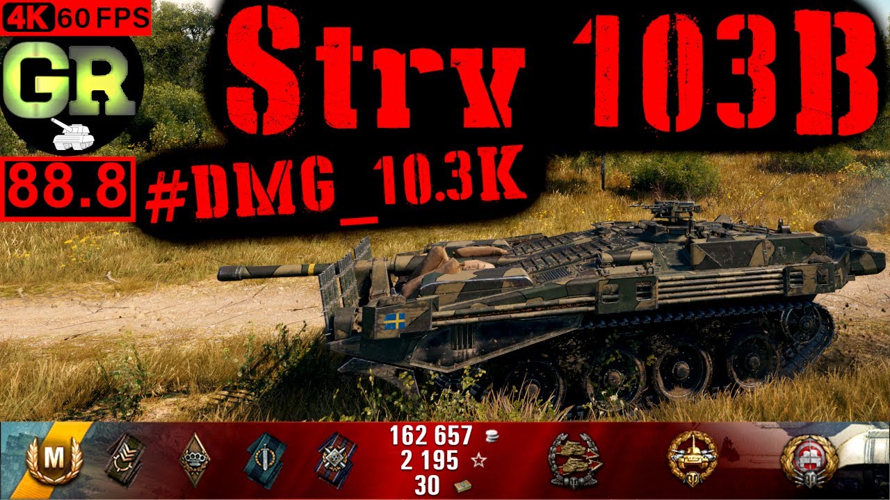 World of Tanks Strv 103B WoT Replay - 5 Kills 10.4K DMG(Patch 1.4.0 ...