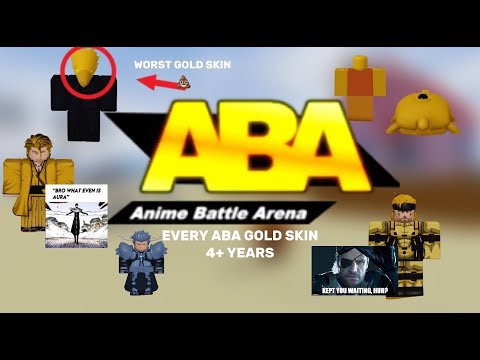 Finally obtaining "EVERY" ABA gold skin - YouTube