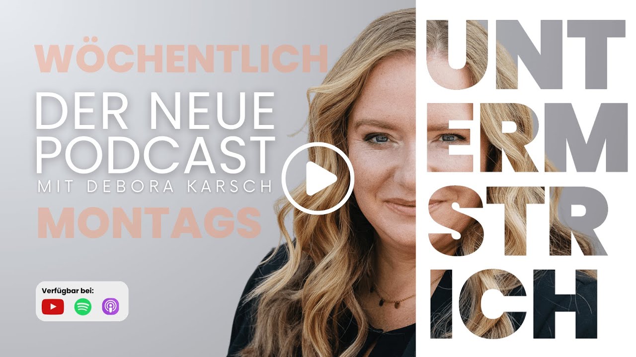 Trailer | Unterm Strich – Der Podcast mit Debora Katsch - YouTube